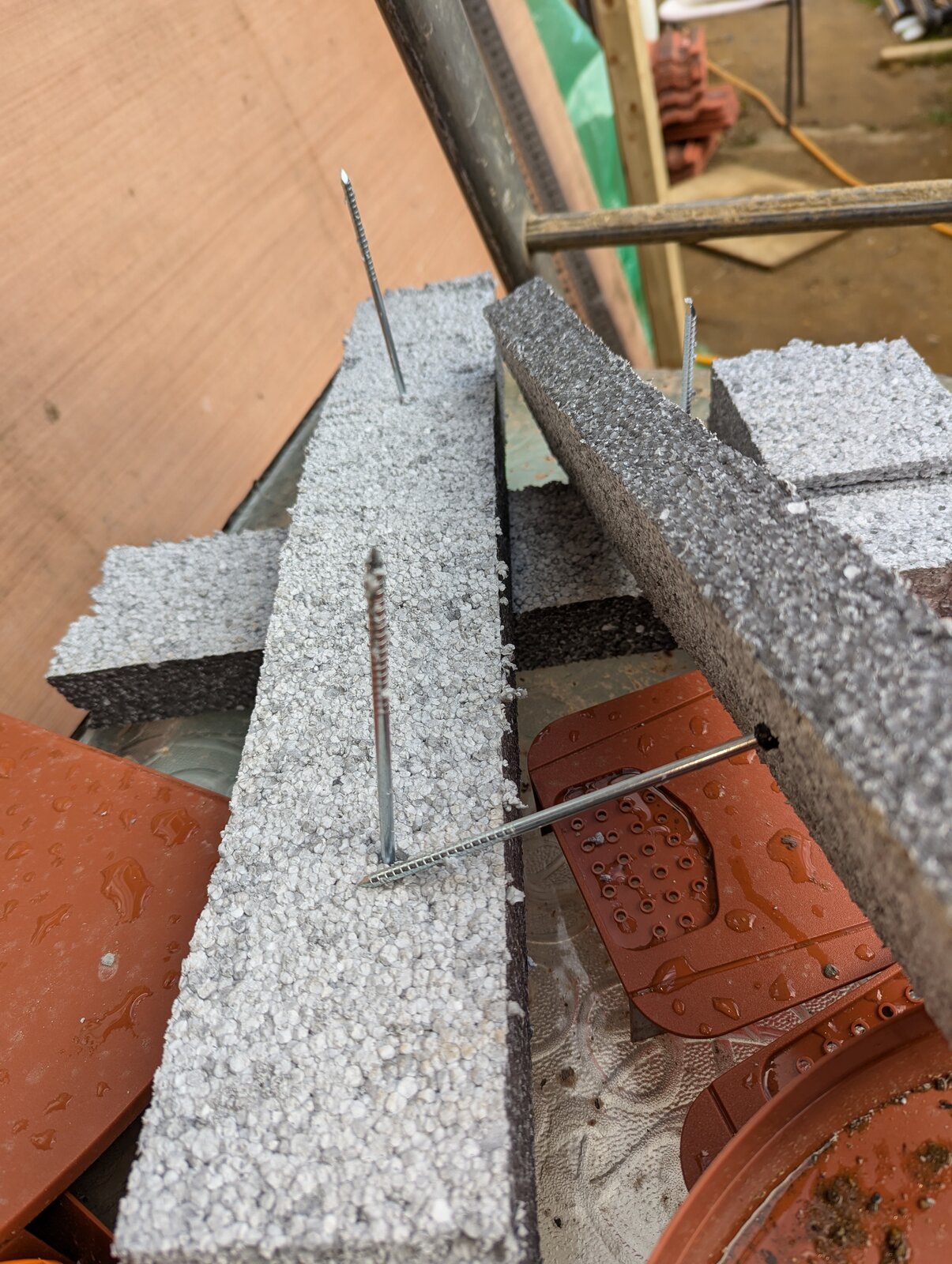 Removing adhesive blobs from external wall | DIYnot Forums