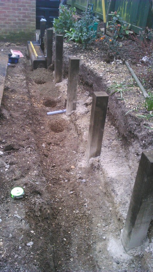 Supporting sleepers | DIYnot Forums