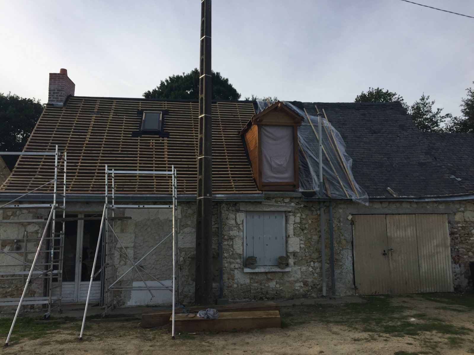 Setting out a slate roof | DIYnot Forums