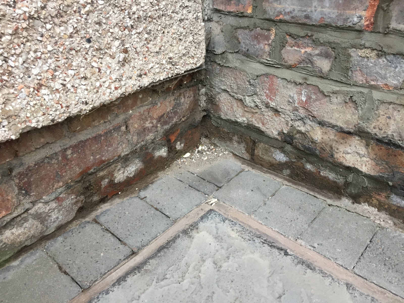 Ground level, pointing and signs of moisture | DIYnot Forums