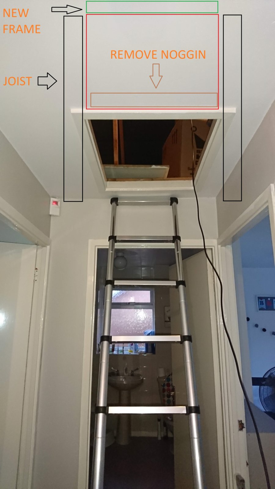 Extend Loft Hatch & Loft Boarding Load | DIYnot Forums