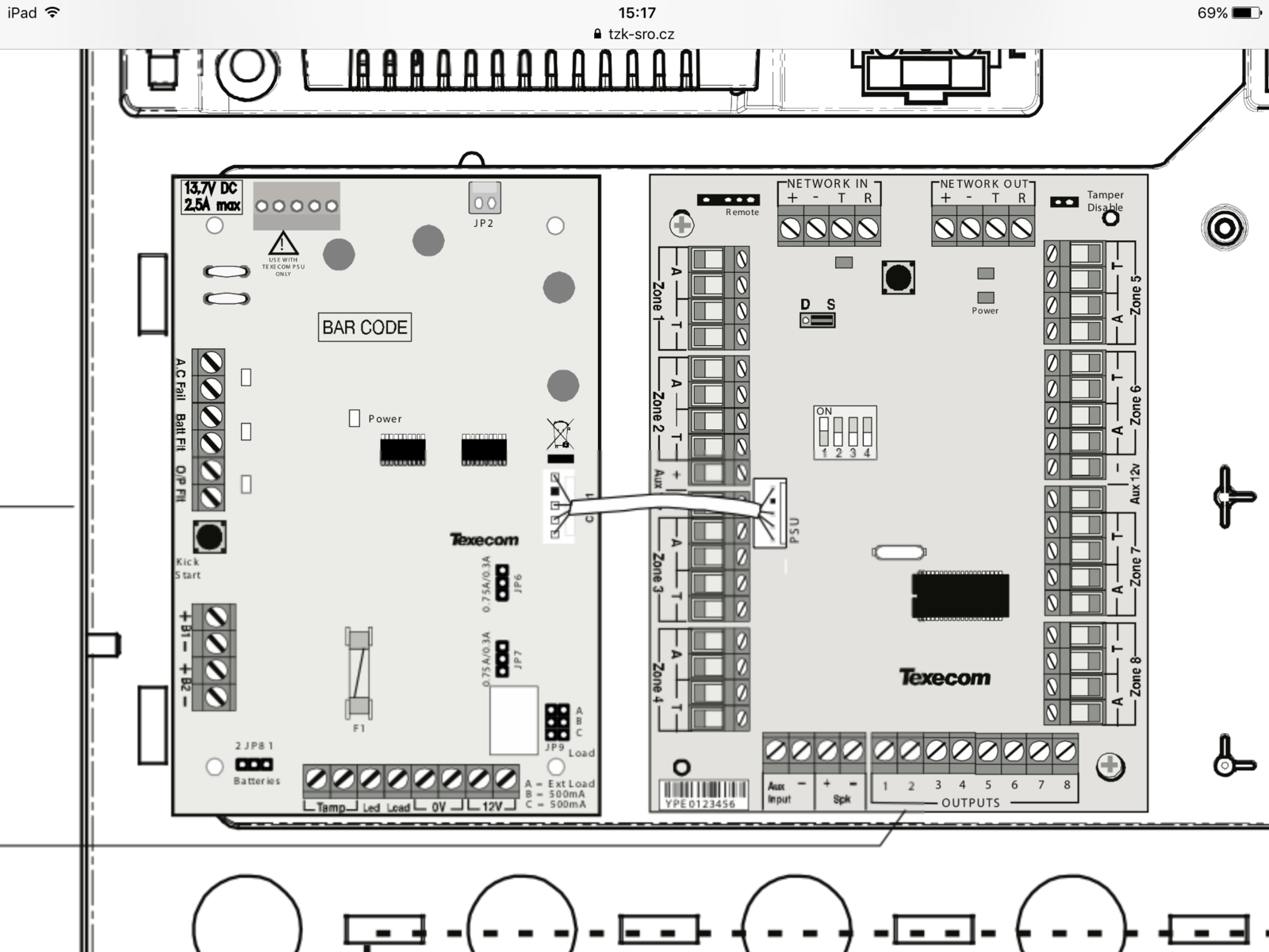 Texecom Premier XP Panel | DIYnot Forums