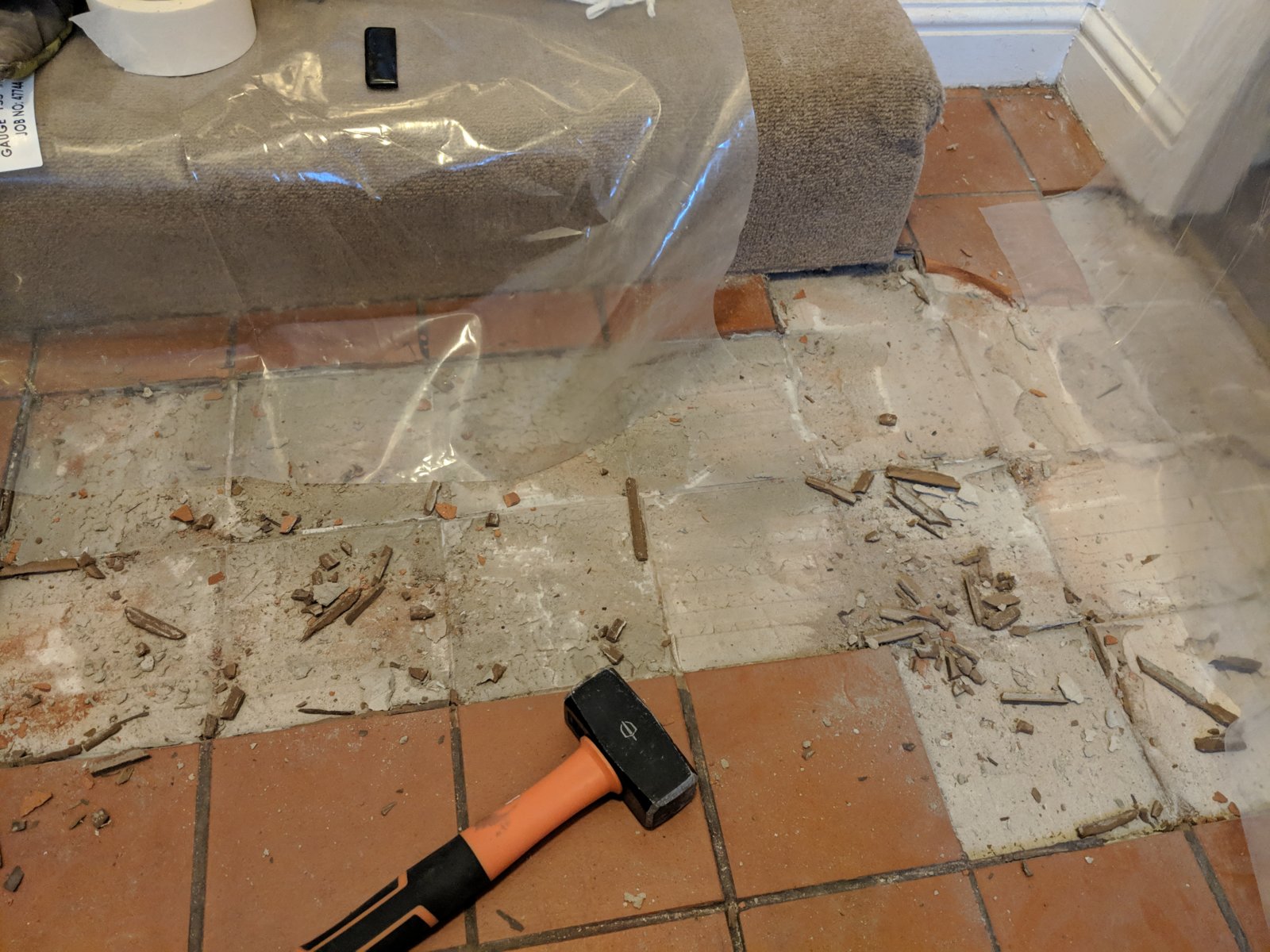 Concrete over stone floor - Repair or rip out | DIYnot Forums