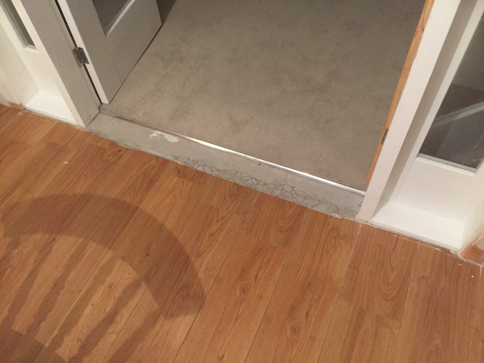 Help! Ideas for finishing concreted gap in flooring. | DIYnot Forums