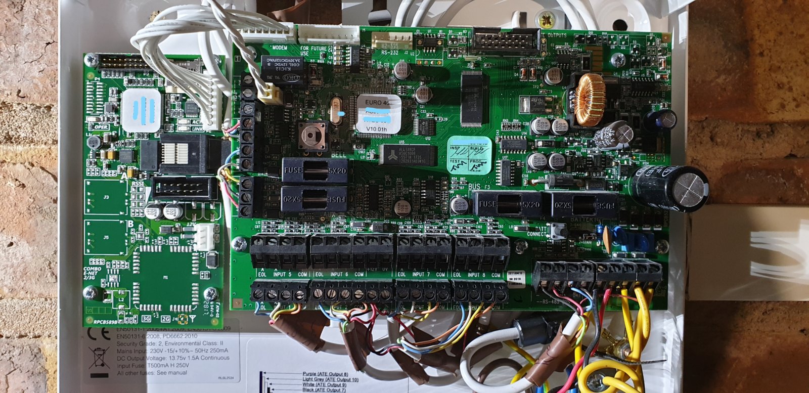 Euro 46 V10 - First time Installing an alarm system | DIYnot Forums