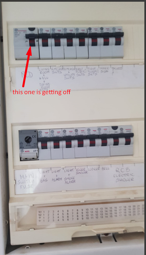 when heating water fuse go off (Edit: RCD trips) | DIYnot Forums