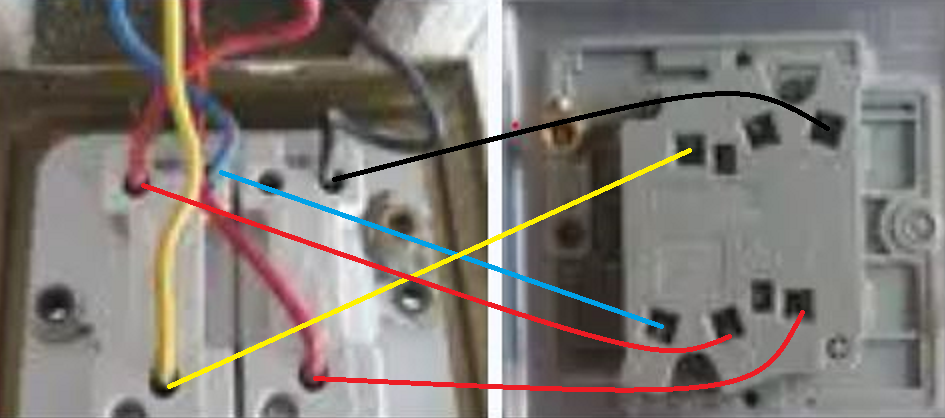 How to replace a double switch with old wiring | DIYnot Forums