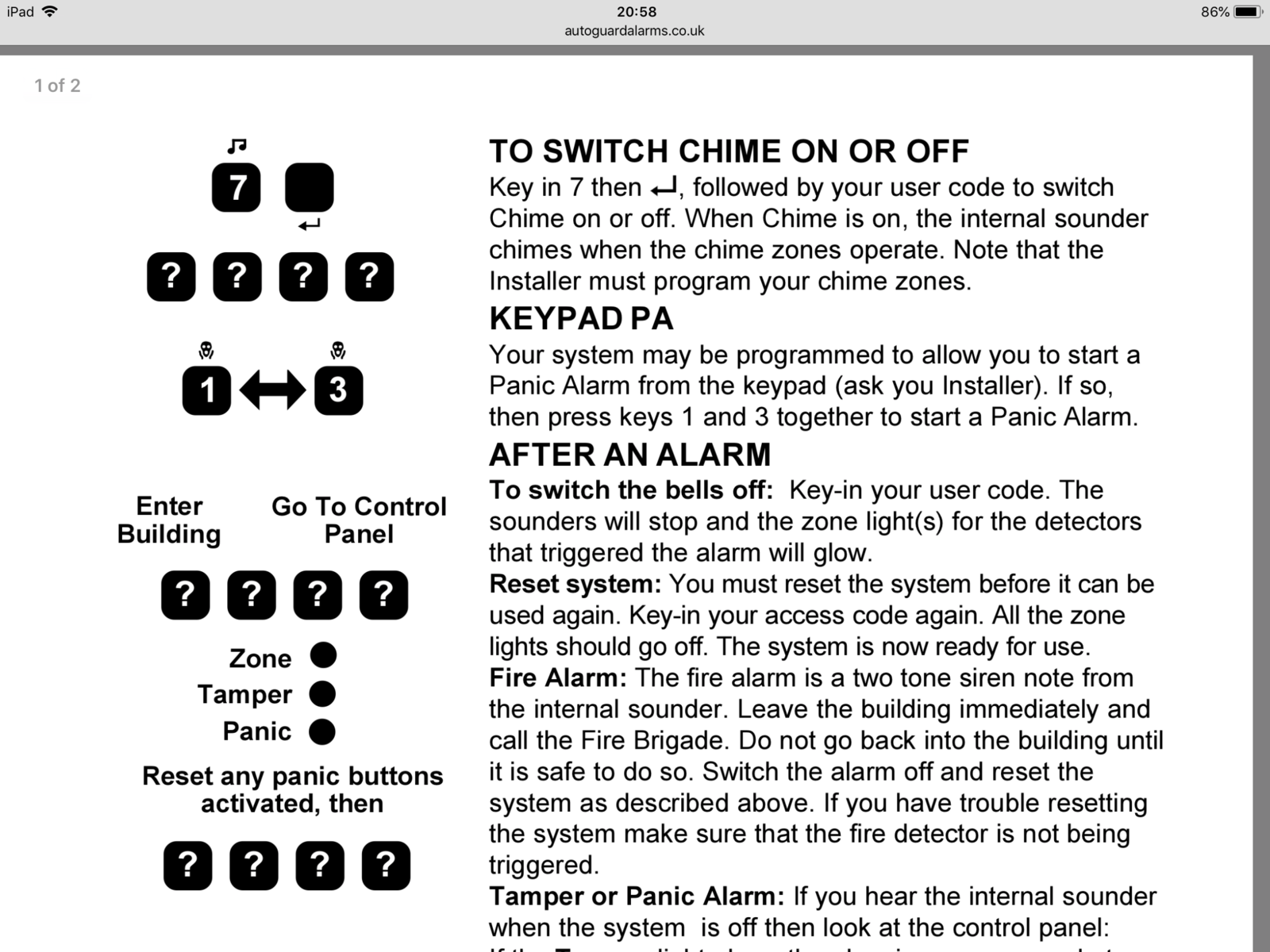 Scantronic 9448+ Alarm | Page 3 | DIYnot Forums