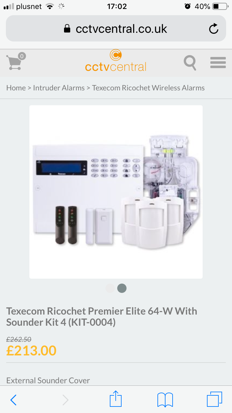 Wireless alarm recommendation | DIYnot Forums