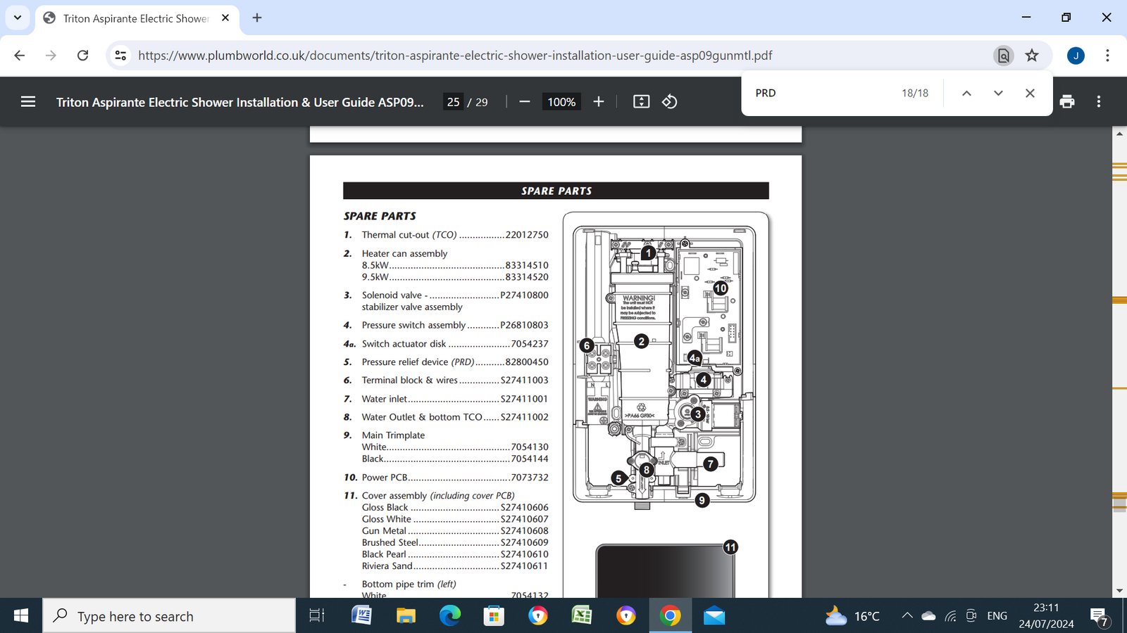 New Triton shower leaking from bottom | Page 4 | DIYnot Forums