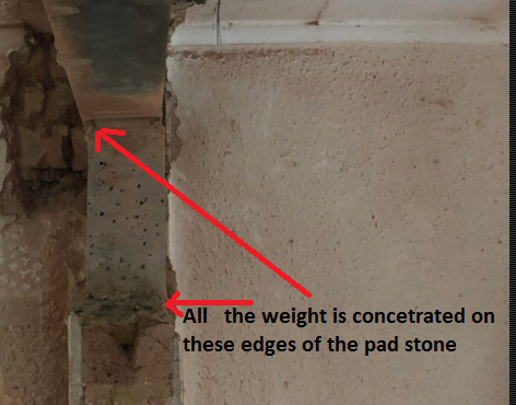 Ummmm I think this is wrong. Rsj and padstones | DIYnot Forums