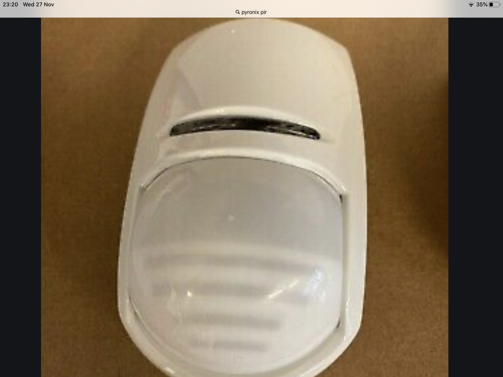 Pyronix Enforcer V10 Pir issue | DIYnot Forums