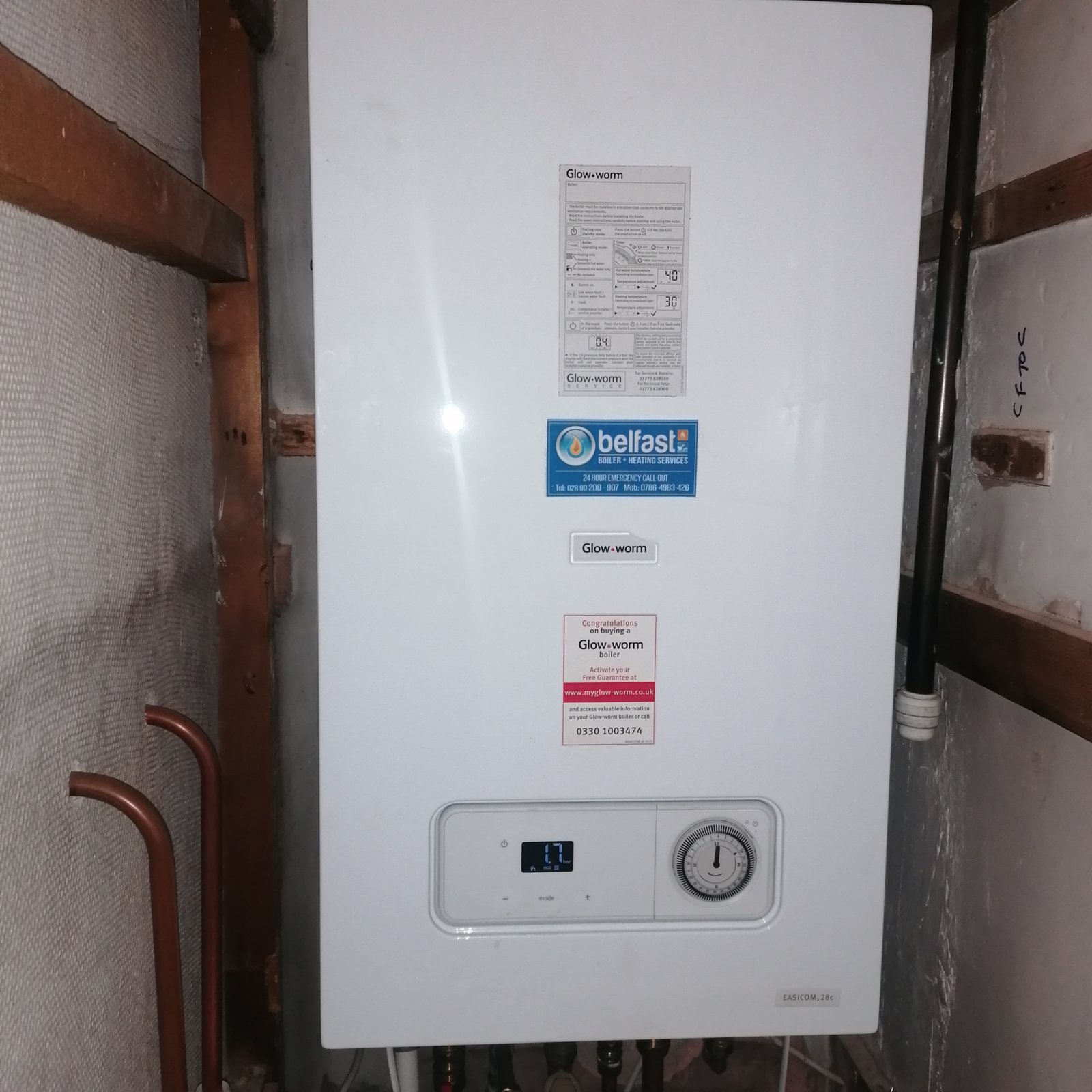 Optimum gas boiler temperature? | DIYnot Forums