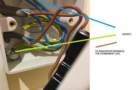 Power socket off a light switch ? | DIYnot Forums
