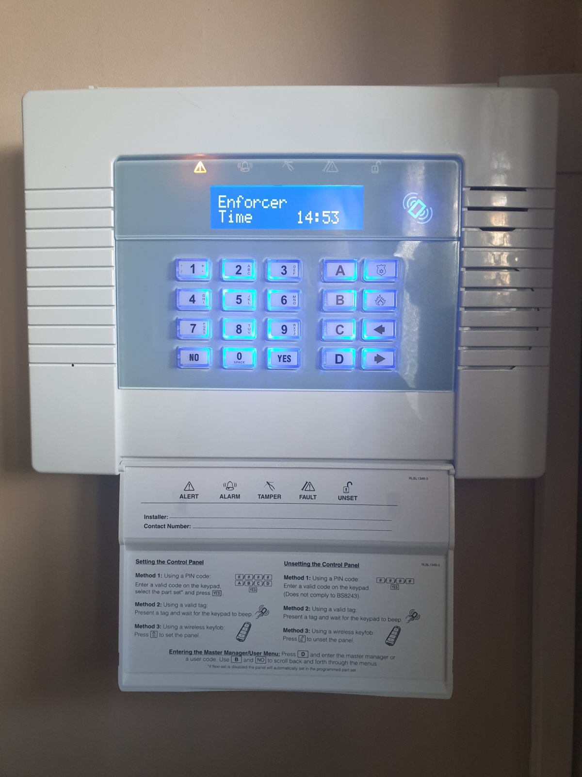 Pyronix enforcer v10 bell triggers when setting alarm | DIYnot Forums