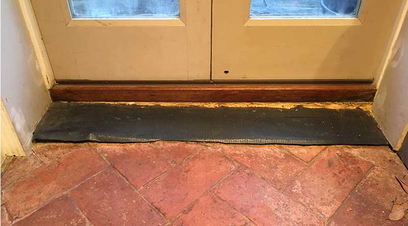 stone door cill, condenstation, | DIYnot Forums