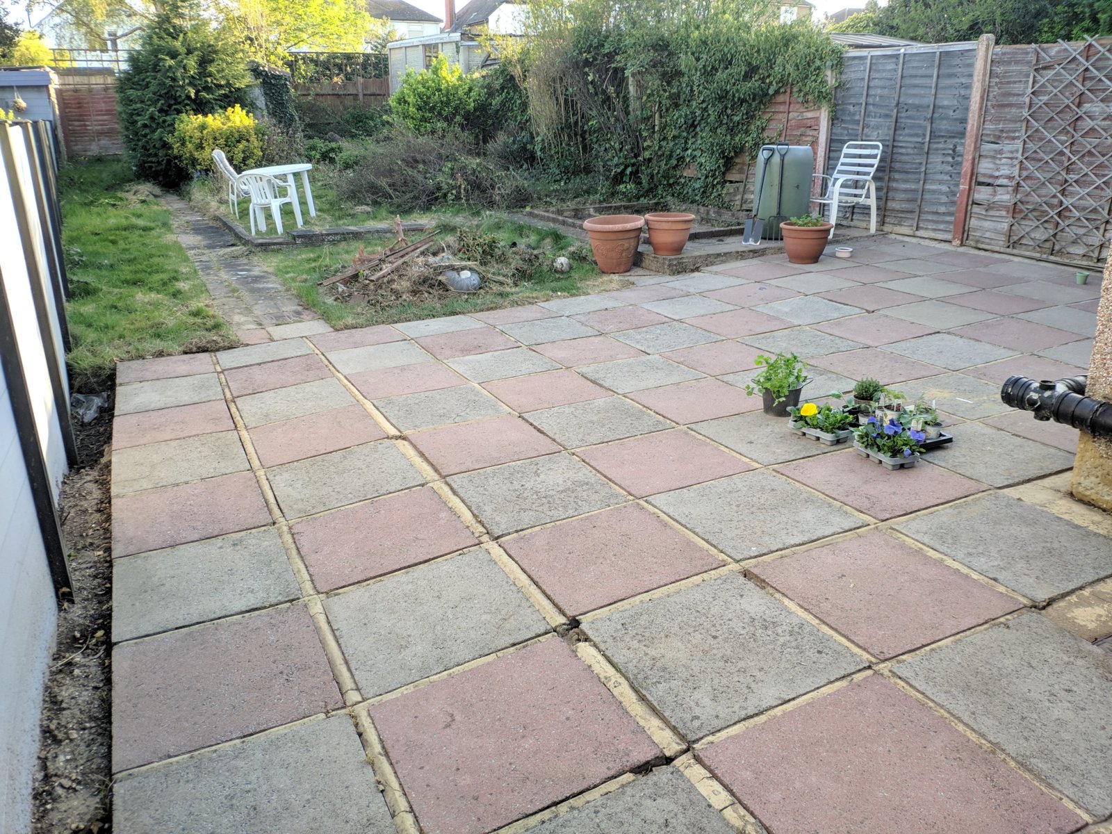 Pointing a sloping patio | DIYnot Forums