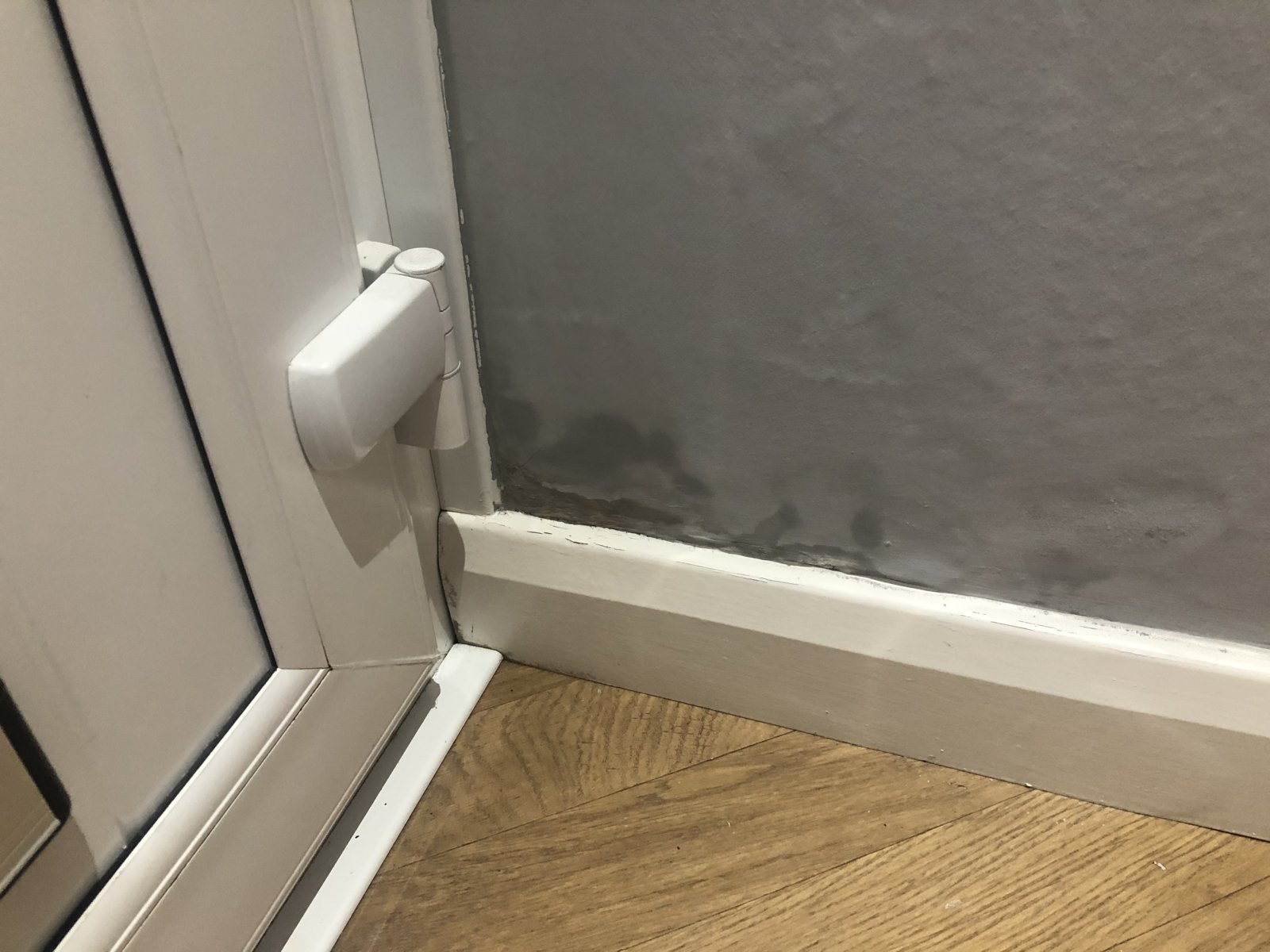 Damp around double glazed door - advice wanted | DIYnot Forums