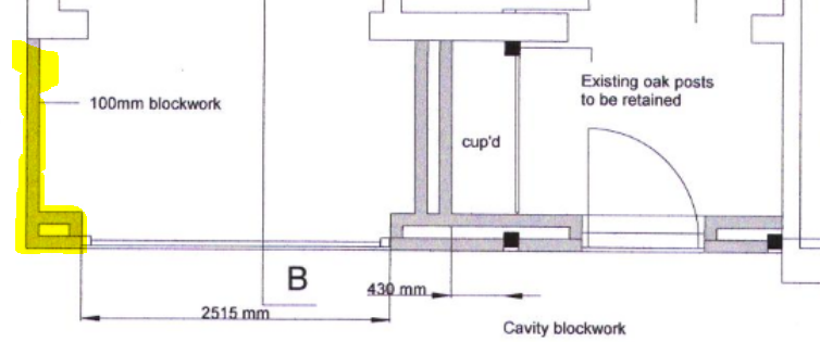 Single skin blockwork to cavity wall | DIYnot Forums