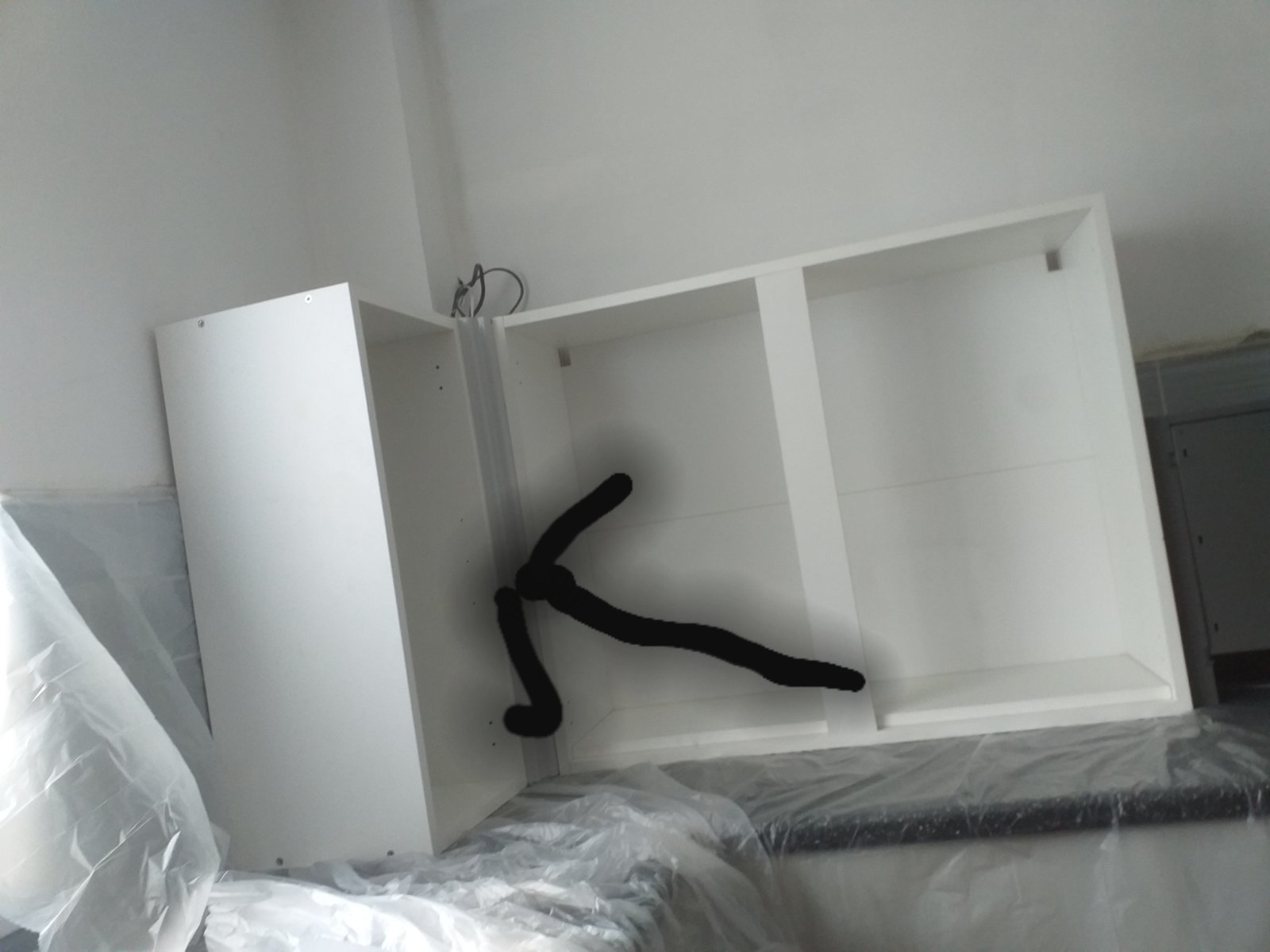 Putting up kitchen units and corners | DIYnot Forums