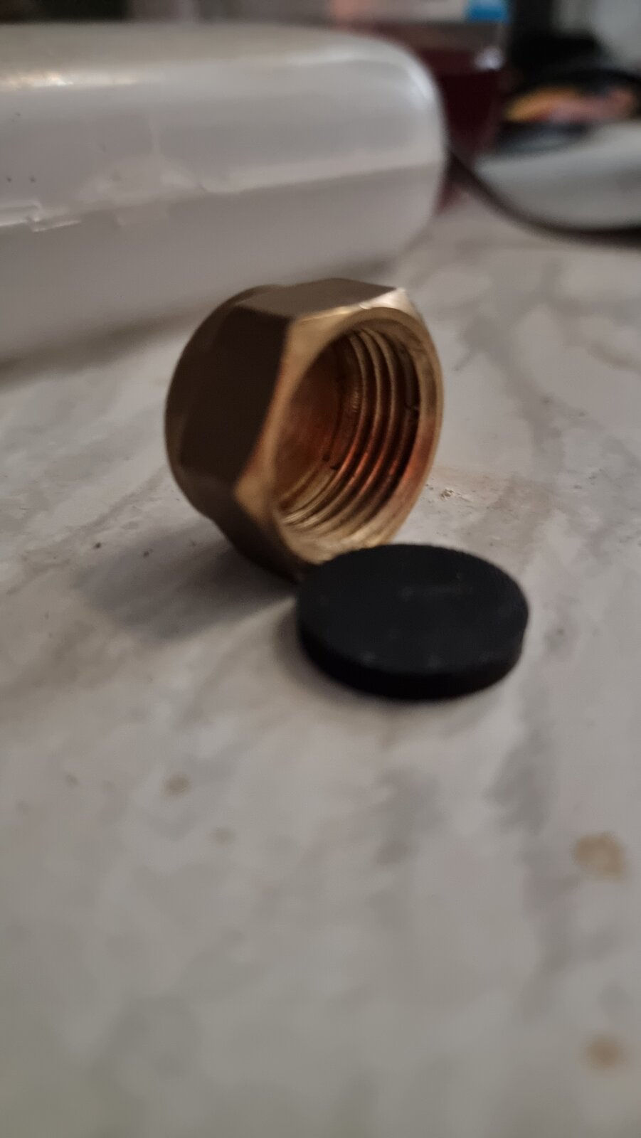 Blanking off a t joint. Is thus the correct cap? | DIYnot Forums