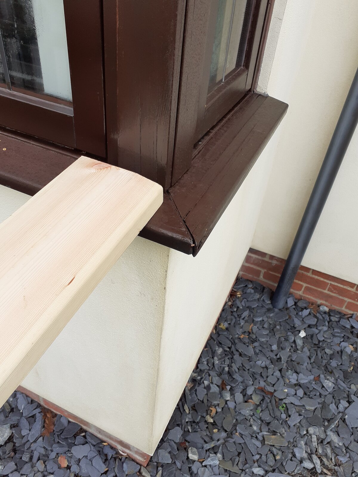 Replacing rotten window sill | DIYnot Forums