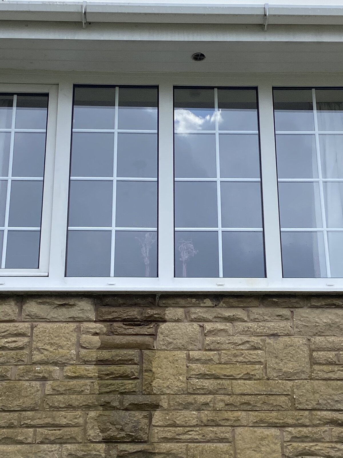 Damp patch under window after rain | DIYnot Forums