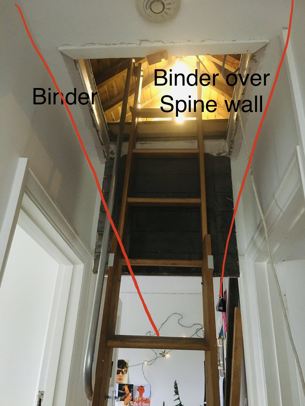 New loft floor - query re purlin supports and binders | DIYnot Forums