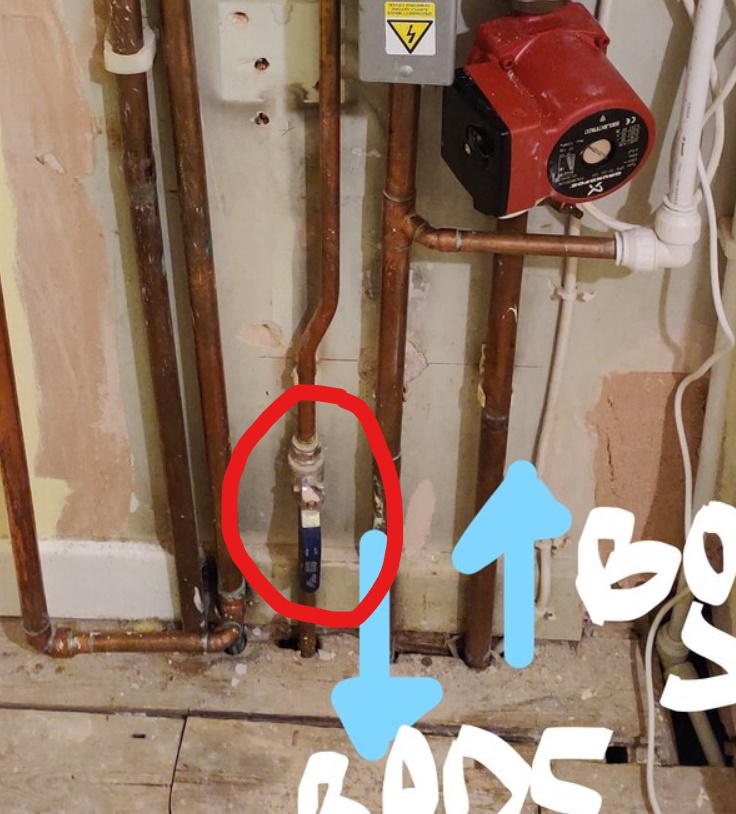Central heating pump position | DIYnot Forums