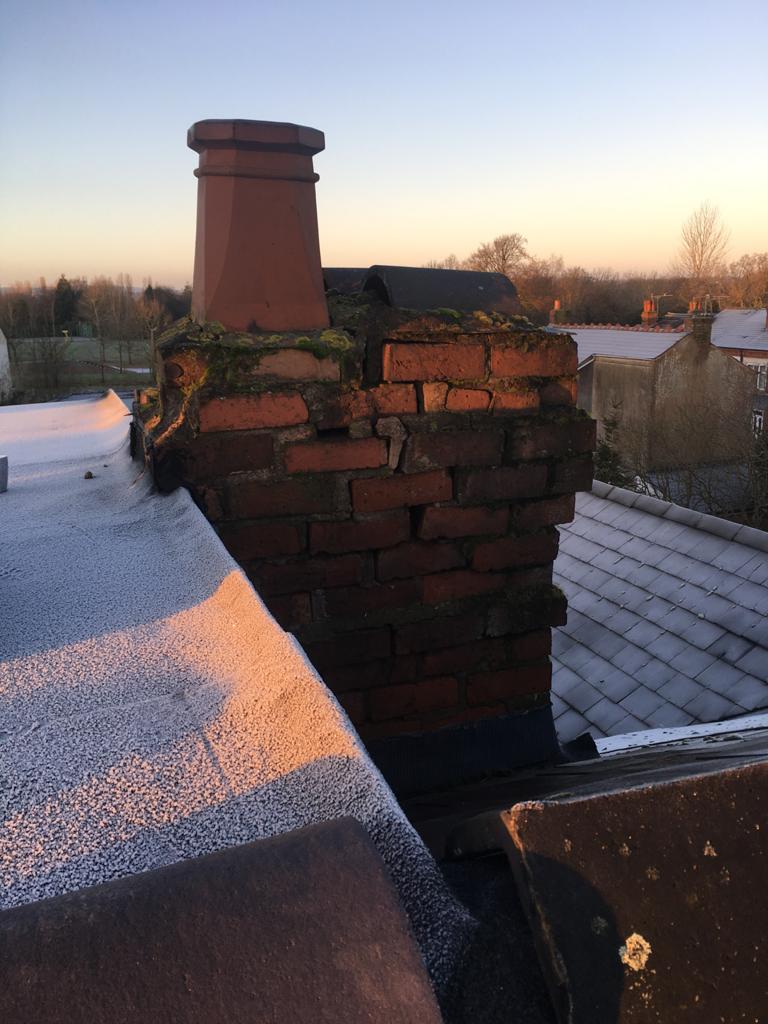 Can my chimney cause leaking in my neighbours ceiling in room underneath their new dormer ...