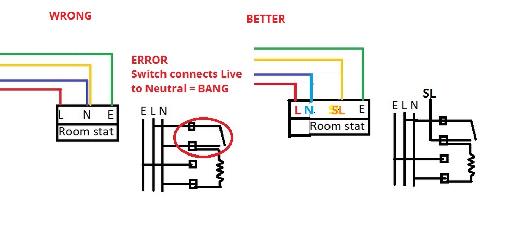 4 wire thermostat to 3 wire! | DIYnot Forums