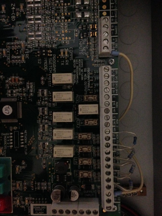 Haes 4zone fire alarm eol resistors | DIYnot Forums