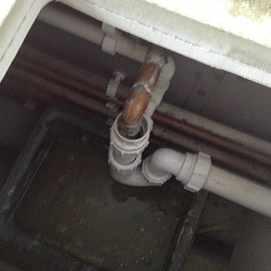 'open' prv/condenser trap leaking behind wall,Vokera Linea | DIYnot Forums
