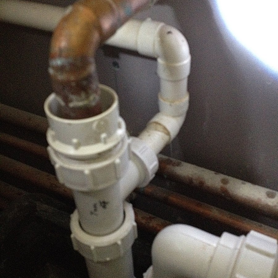 'open' prv/condenser trap leaking behind wall,Vokera Linea | DIYnot Forums