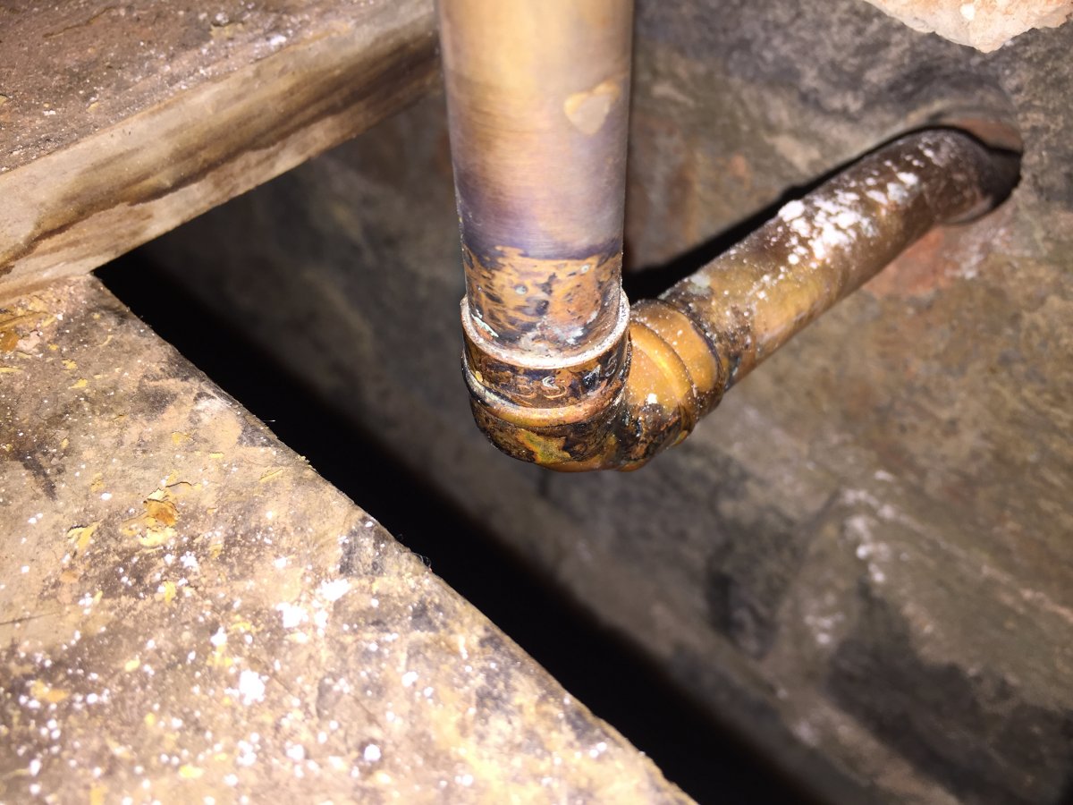 Copper Elbow joint black | DIYnot Forums