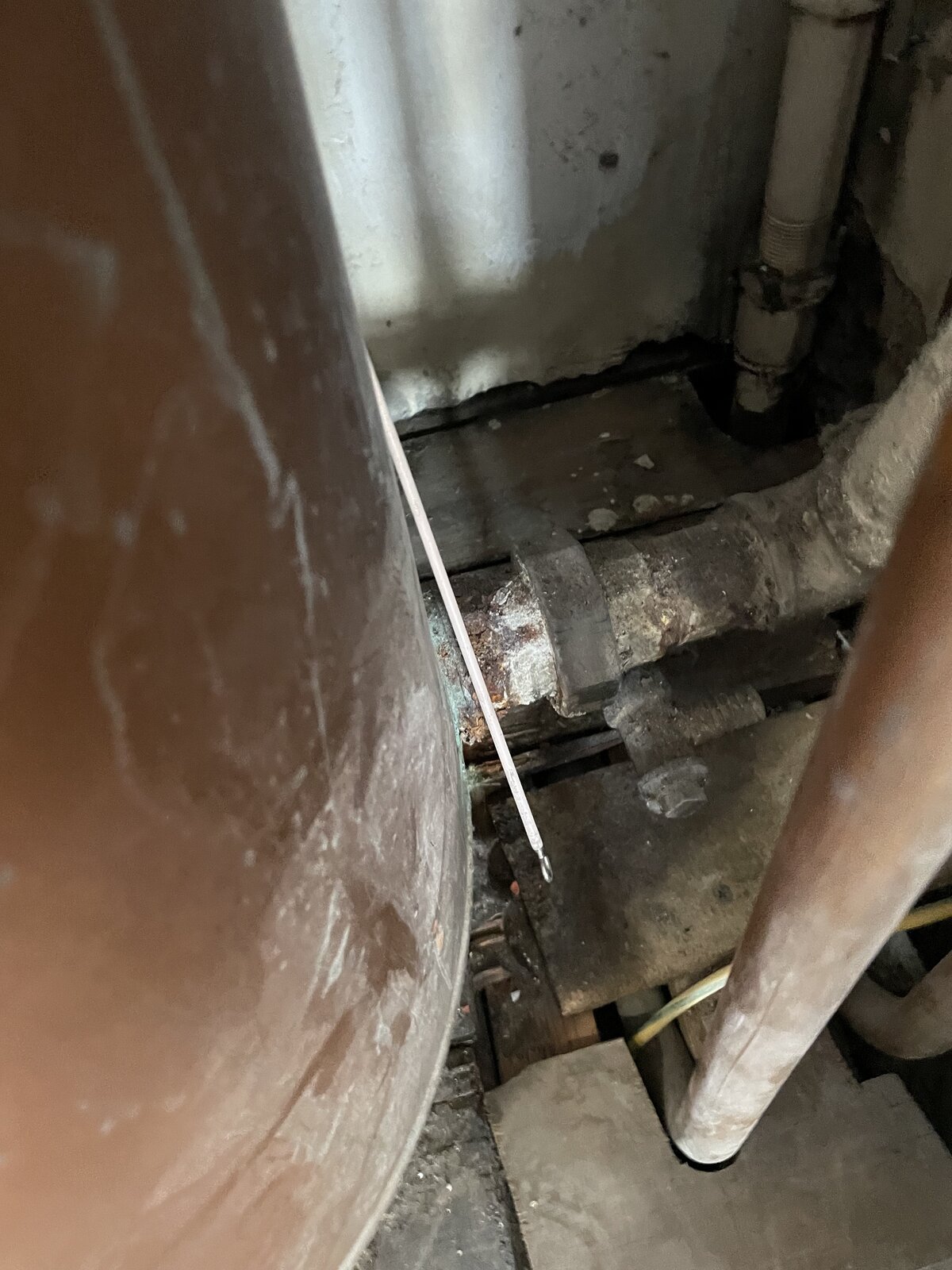 Cutting Barrel Steel Pipework For new cylinder | DIYnot Forums