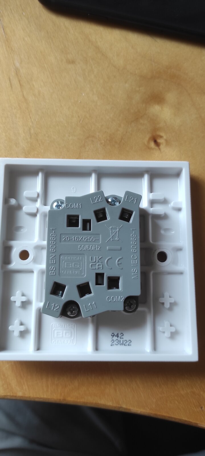 2 gang switch | DIYnot Forums