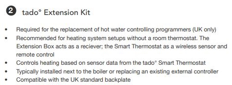 Potterton EP2002, PR2 to Tado & Extension kit | DIYnot Forums
