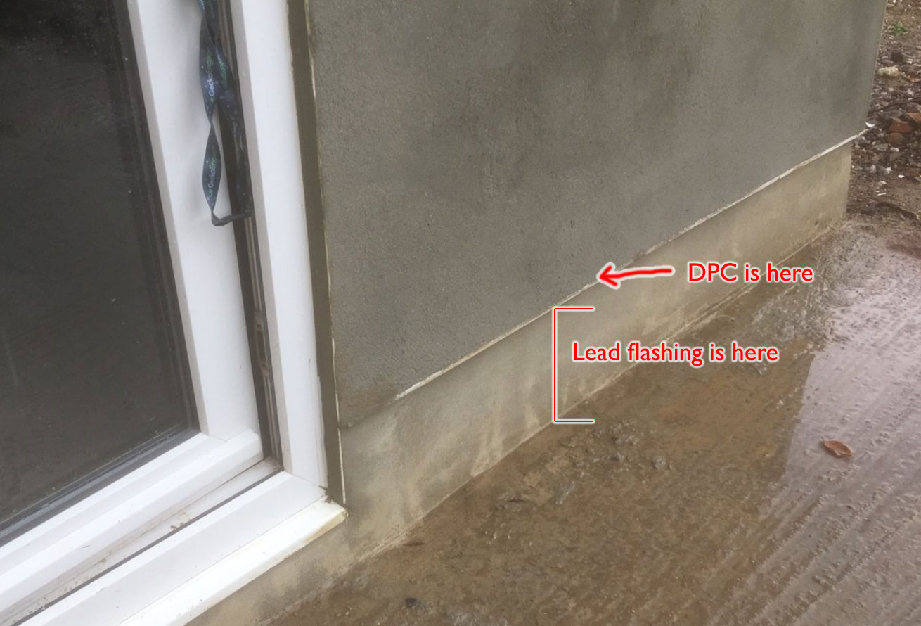 Damp coming up under DPC? | DIYnot Forums