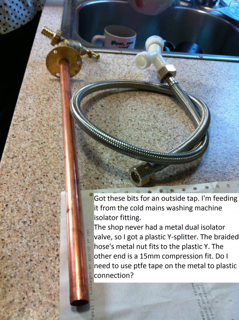 01 - Outside tap fittings | DIYnot Forums