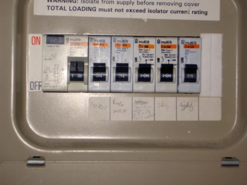 consumer unit | DIYnot Forums