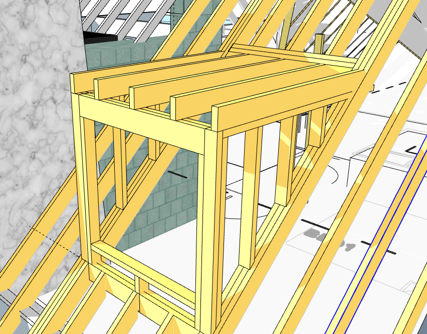 Double up on raker for dormer? | DIYnot Forums