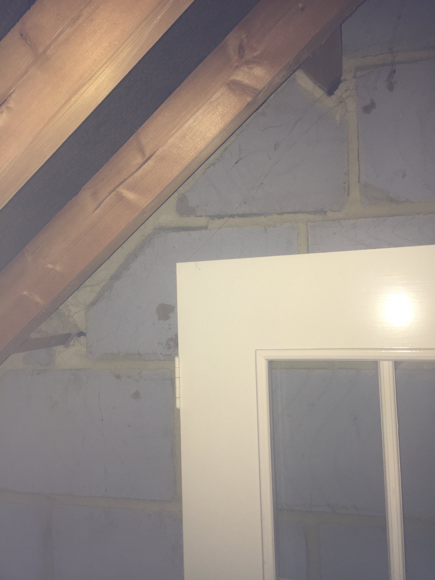 Cracks in internal gable wall | DIYnot Forums