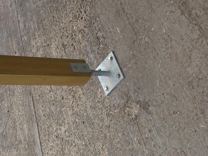 casting concrete pillars for a pergola | DIYnot Forums