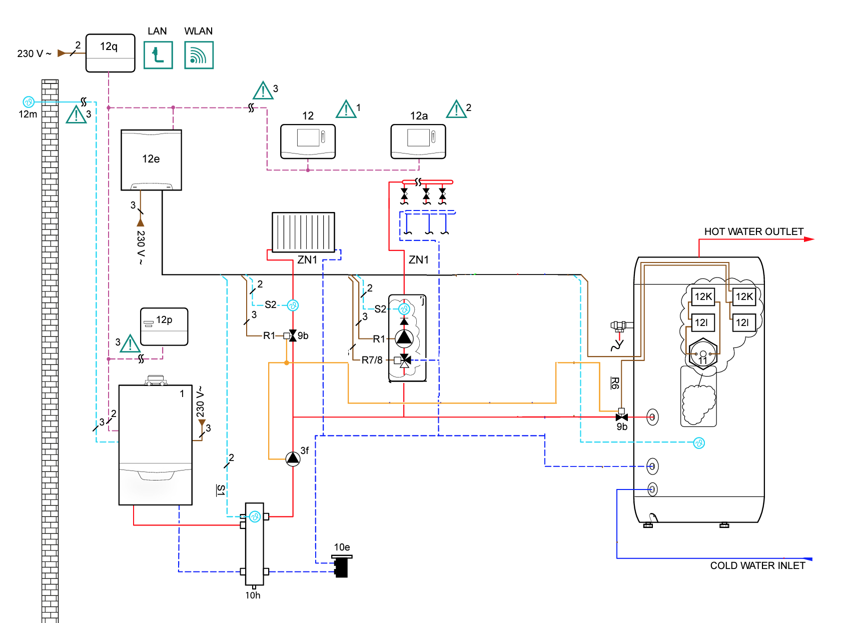 Valliant sensocomfort schematic query | DIYnot Forums