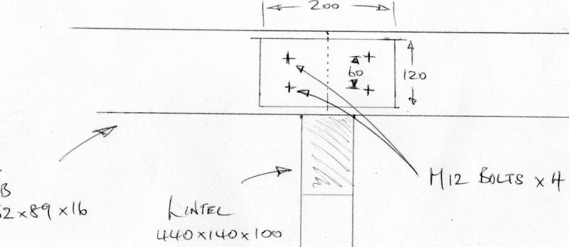 connecting universal beams | DIYnot Forums