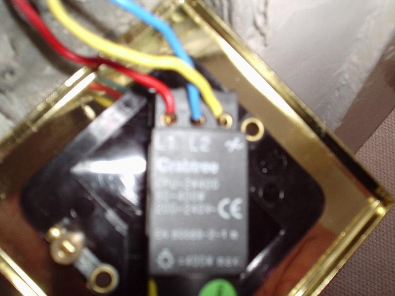 changing a two way switch for a dimmer | DIYnot Forums