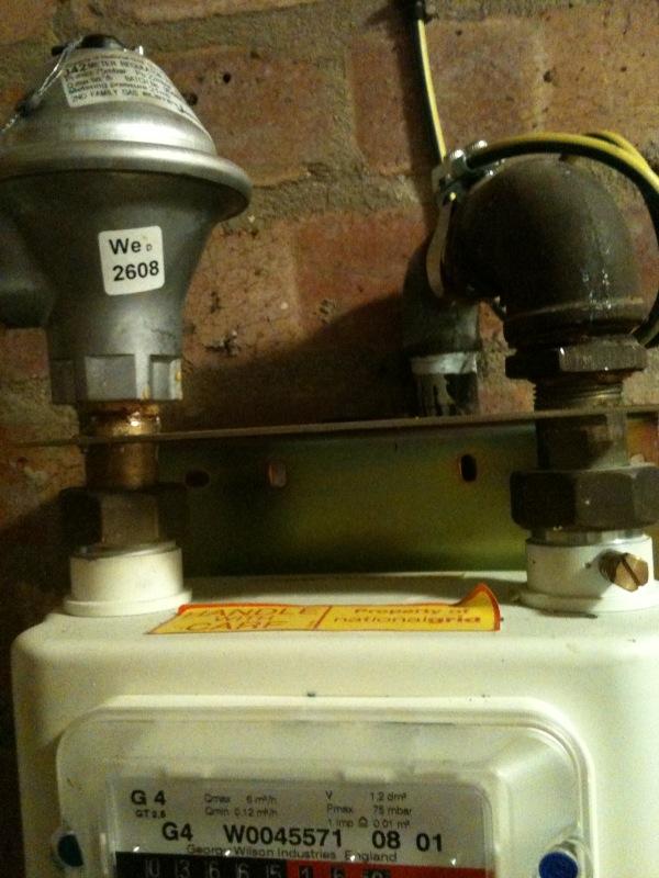 flexible connection to the gas meter? | DIYnot Forums