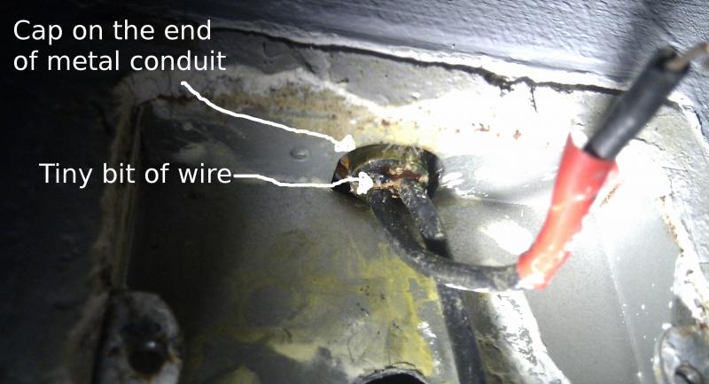 Snapped wire in 60s light switch | DIYnot Forums