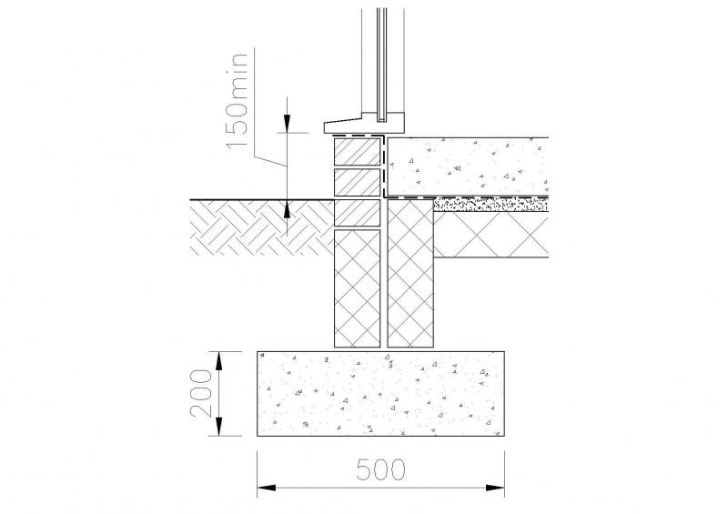 Building a base for a full height edwardian conservatory | DIYnot Forums